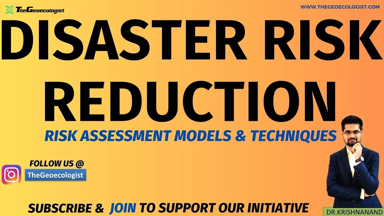 Disaster Risk Reduction - Risk Assessment Techniques #thegeoecologist ...
