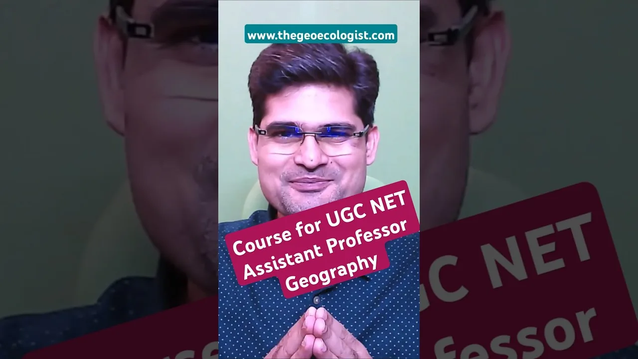 Course for ugc net jrf- Assistant Professor in Geography # ...